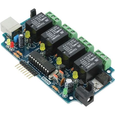 USB 4 Port Relay Control Preassembled