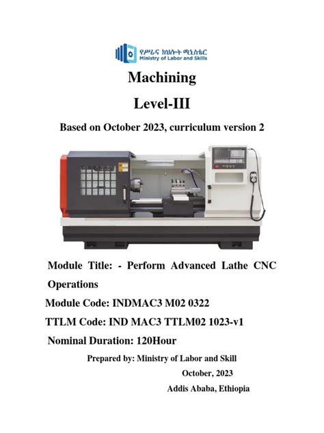 M02 Advanced Lathe Cnc Pdf Numerical Control Machining