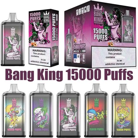 Bang King 15000 Puffs Vape Jetables E Cigarettes Puff 15k 0 2 5 25ml