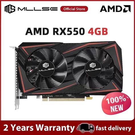 MLLSE New AMD Radeon RX GB Graphics Card GDDR Bit PCI E X HDMI DP DVI D RX
