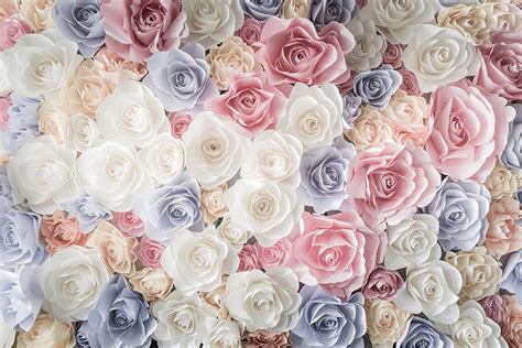 5 بک گراند گل رز رنگی با کیفیت بالا Backdrop Of Colorful Roses کد