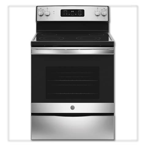 Chadwell Supply Ge® 30 Ceramic Glass Top Electric Range Stainless Steel