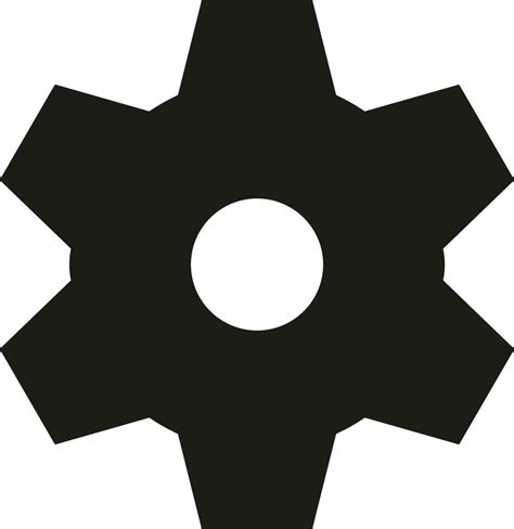 Gear Setting Symbol Icon Vector Image Illustration Of The Industrial