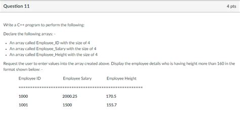 Solved Write A C Program To Perform The Following Declare Chegg