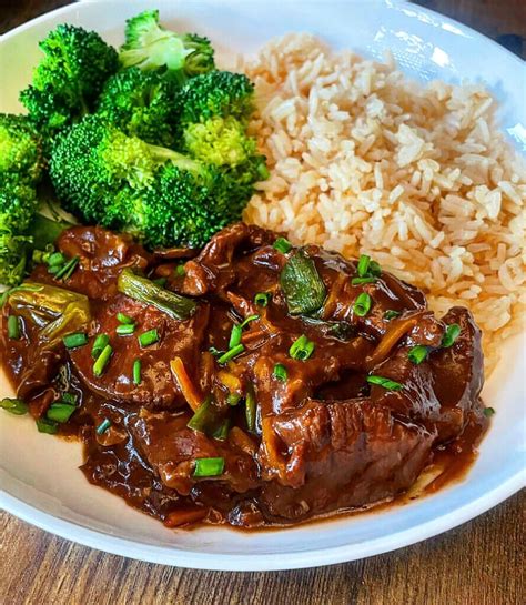 Slow Cooker Mongolian Beef Lite Cravings