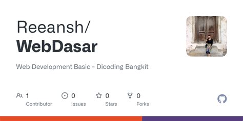 Github Reeansh Webdasar Web Development Basic Dicoding Bangkit