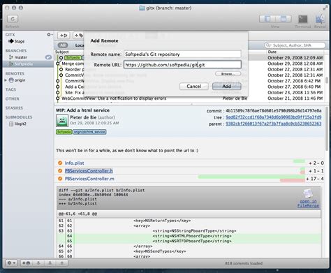 GitX Dev Download Mac Softpedia