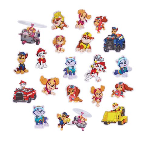 Paw Patrol Foam Stickers 40 Pack Toyworld Australia