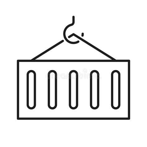 Port Loading Container Line Stock Illustrations 1102 Port Loading