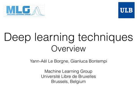 Pdf Deep Learning Techniques Overview