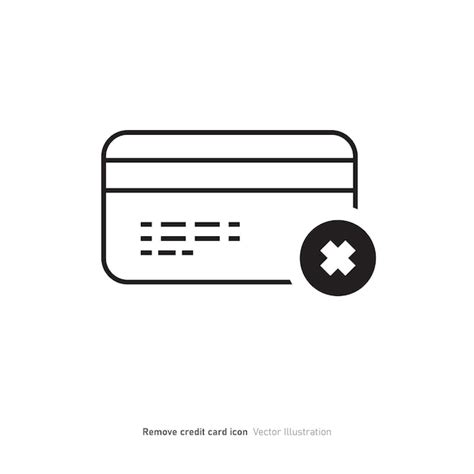 Premium Vector Remove Credit Card Icon Design Vector Illustration