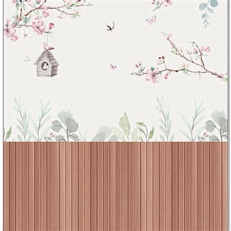 Papel De Parede Jardim Encantado Flores Elo7 Produtos Especiais