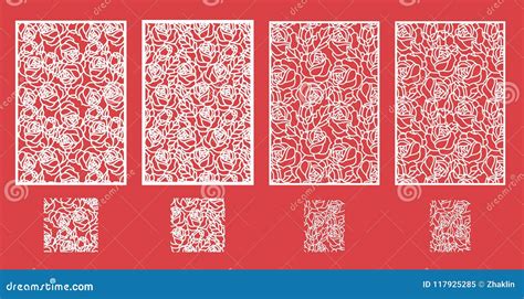 Laser Cut Panel Cartoon Vector 126209345