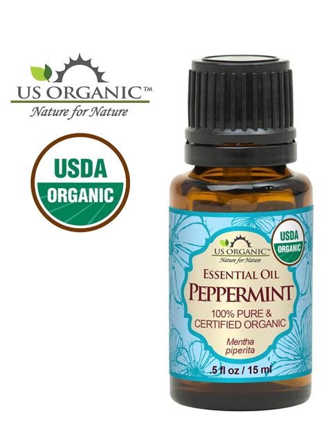 Us Organic 100 Pure Certified Usda Organic Peppermint Essential Oil