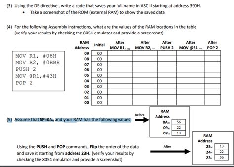 Solved Using The Db Directive Write A Code That Saves Chegg