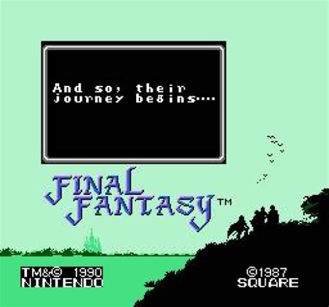 Game Final Fantasy [nes 1987 Nintendo] Oc Remix