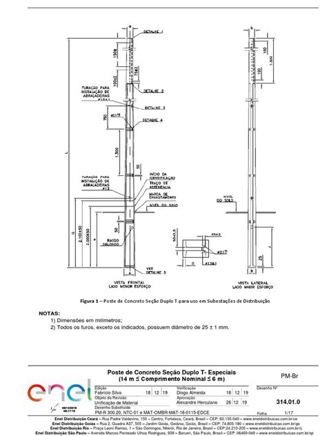 Poste De Concreto Duplo T Pdf