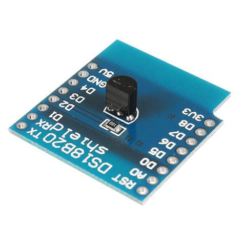 Ds18b20 Uitbreidingskaart Shield Voor D1 Mini Ds18b20 Temperatuursenso 123materialen