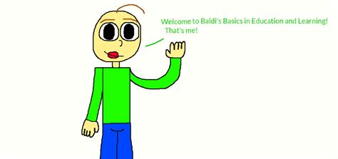 A Drawing Of Baldi By SCPBronydude On DeviantArt
