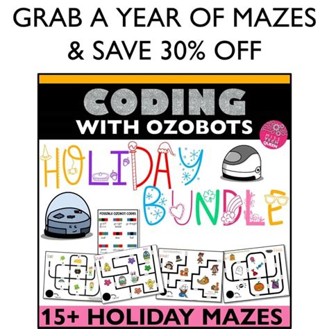 Ozobot Activity Easter Maze April May Spring Ozobot Coding Challenge For Robots