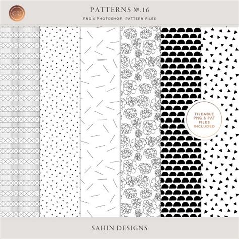Digital Tileable Patterns No Sahin Designs CU Digital Scrapbooking