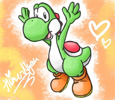 Yoshi By Hime Nyan On Deviantart Yoshi Super Mario Bros Super Mario