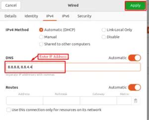 How To Set DNS Nameservers On Ubuntu Its Linux FOSS