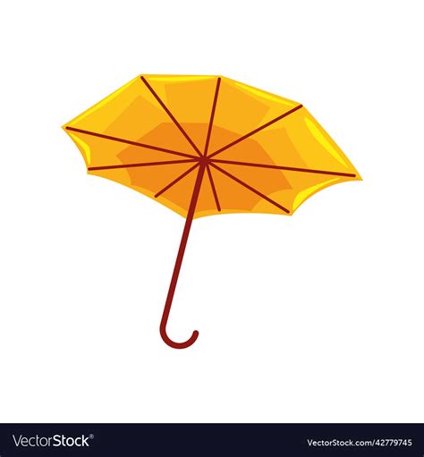 Umbrella Isolated Icon Royalty Free Vector Image