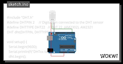 DHT 11 SENSOR WITH ARDUINO UNO Wokwi ESP32 STM32 Arduino Simulator
