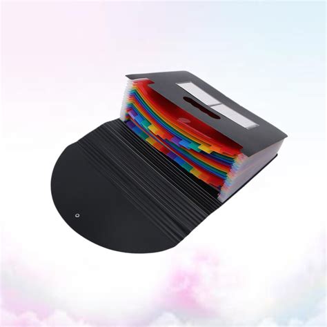 Chic Rainbow File Folder Multilayer A4 Size Portab Grandado