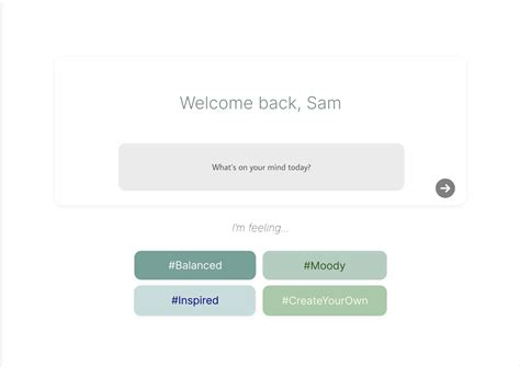 Mood Journal Devpost