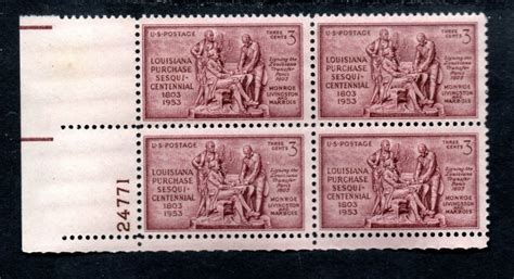 US Scott 1020 Plate Block Of 4 MNH United States General Issue