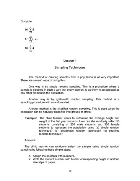 Module 1 Statistics Pdf