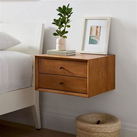 Mid Century Wall Mounted Bedside Table Acorn West Elm United