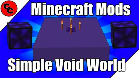 Minecraft Mods Simple Void World Mod 1102 Youtube