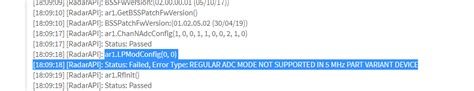 AWR BOOST DCA EVM Problems With Advanced Frame Config Sensors Forum Sensors