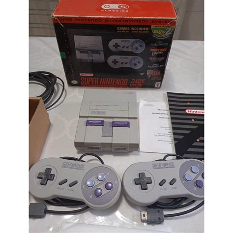 Super Nintendo Classic Mini Original Nintendo Shopee Brasil
