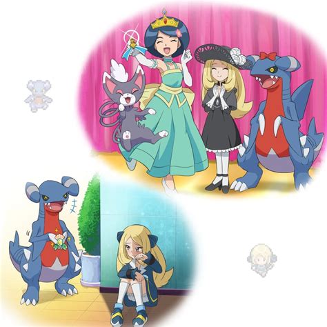 Cynthia Cogita Glameow Gabite And Johanna Pokemon And 3 More