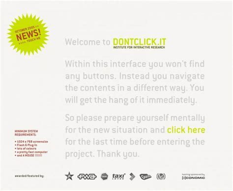 Clic De Souris Interdit Une Interface Web Difficile