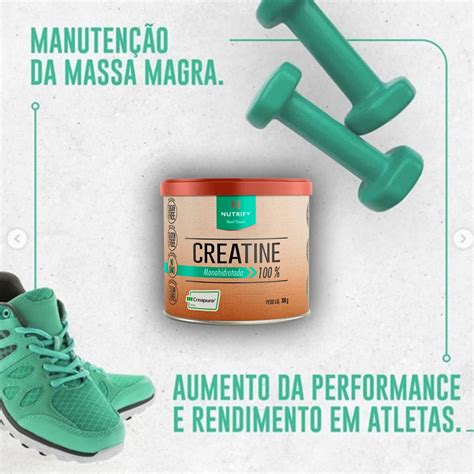Creatina Monohidratada Creapure 300g Nutrify ARS Suplementos