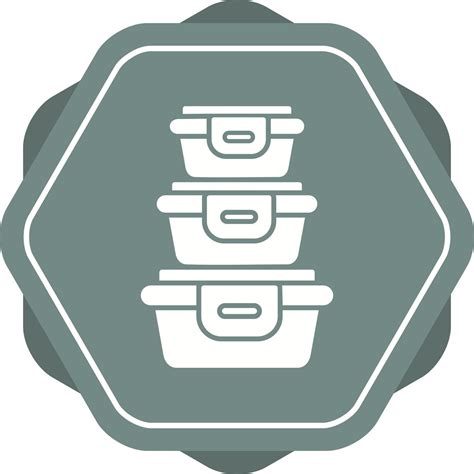 Plastic Food Container Vector Icon 17355228 Vector Art At Vecteezy
