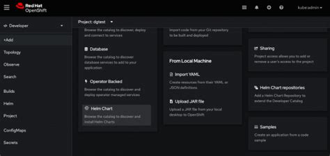 How To Use Helm Charts To Deploy Data Grid On Openshift Red Hat Developer