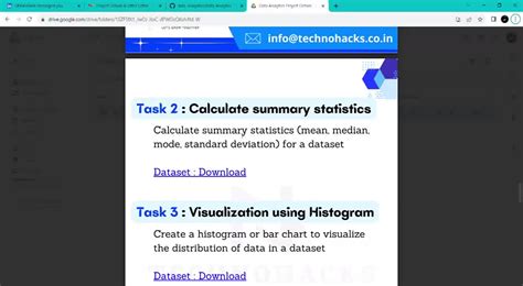Anish Reddy On Linkedin Internship Technohacks Dataanalytics Sandipgavit