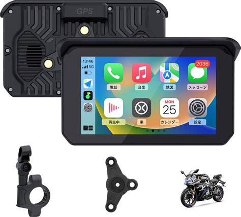 Jp 【最新バイク用モニター・carplayandroid Auto対応 】boifun バイクスマートモニター 5