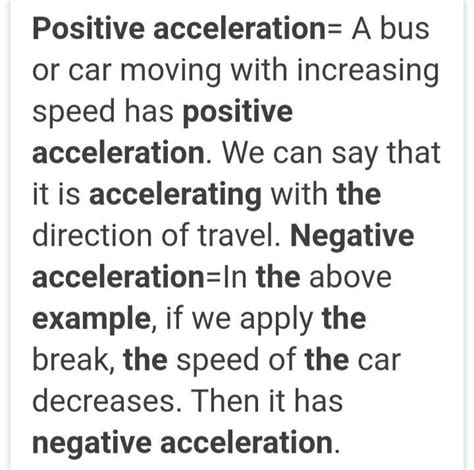 Positive Acceleration Examples