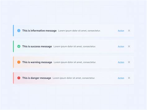 Alert Messages By Algirdas Jasaitis On Dribbble