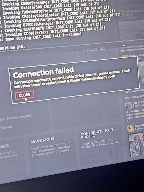 Connection Rejected By Server Server Discussion Cfx Re Community
