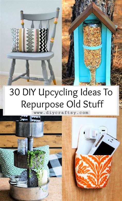 30 DIY Upcycling Ideas And Projects Upcycle Old Things