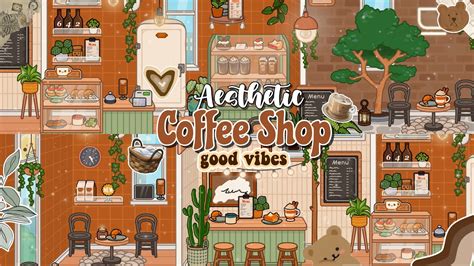 Aesthetic Coffee Shop Toca Boca Toca Life Wolrd Makeover YouTube