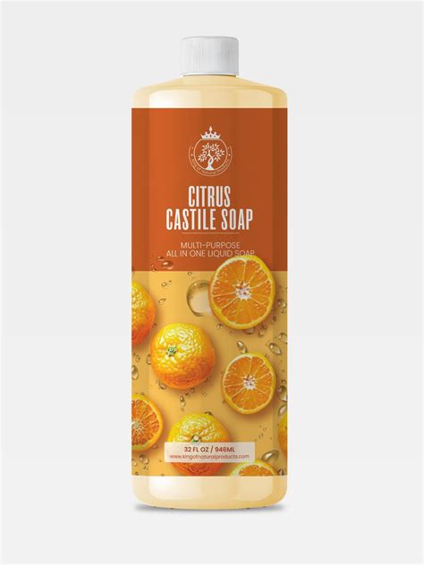 Citrus Castile Soap 32 Oz King Of Natural Products